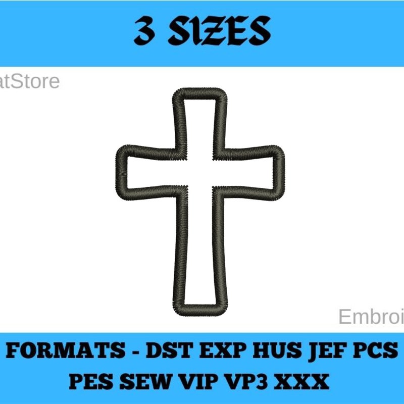 Cross Outline - Etsy