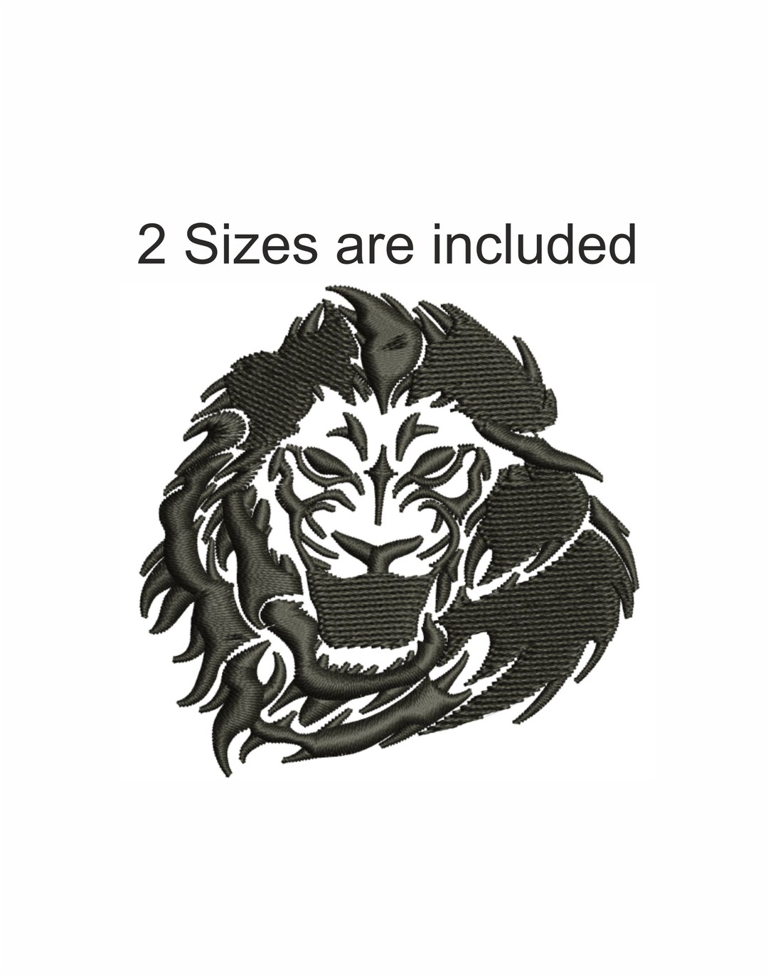Lion Embroidery Design | Lion Pes File | Lion Dst File | Lion Jef File ...