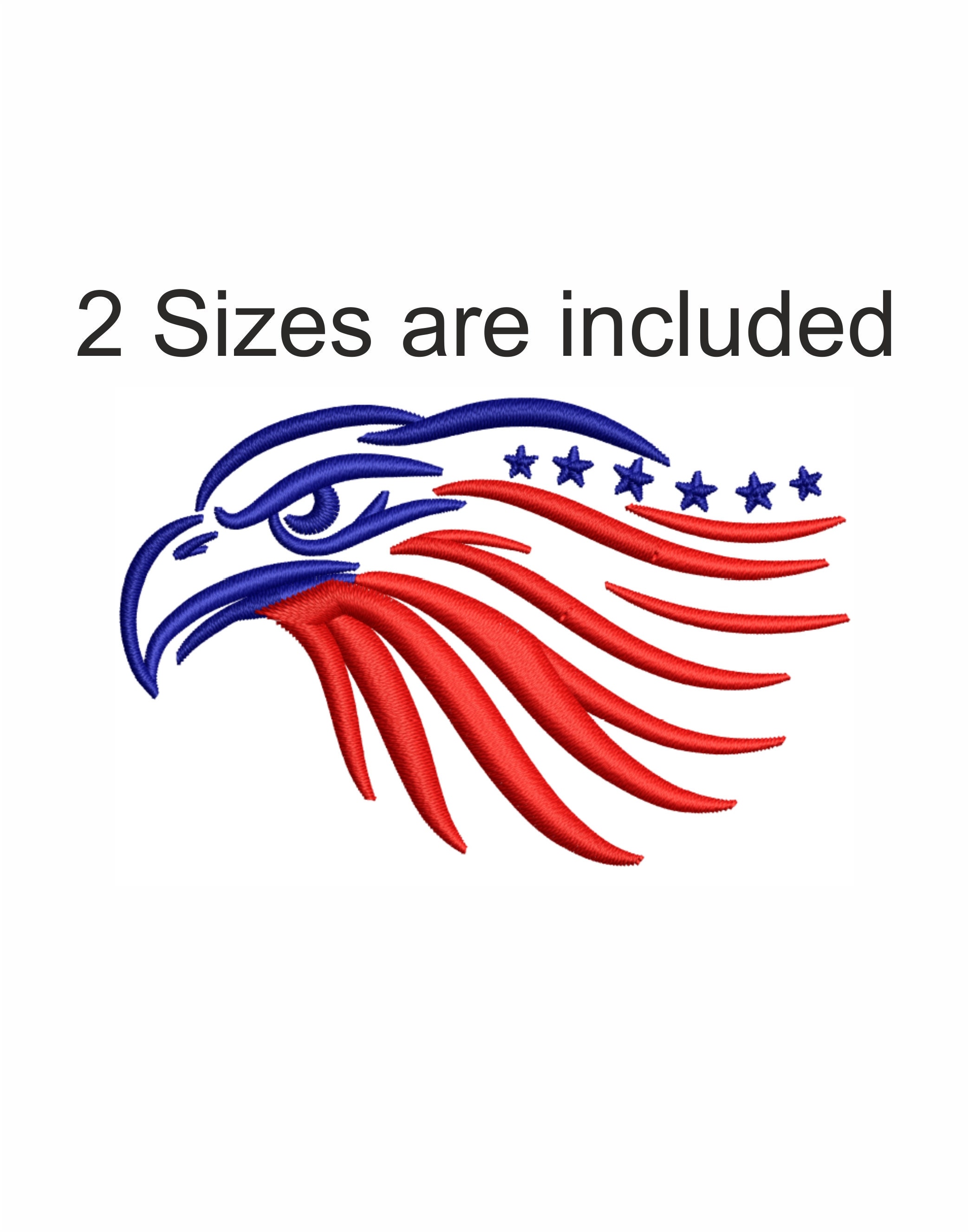American Eagle Flag Embroidery Design | American Eagle Flag Pes File ...