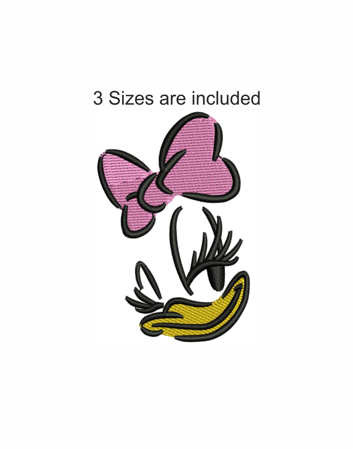 Daisy Duck Embroidery Design | Daisy Duck Pes File | Daisy Duck Dst ...
