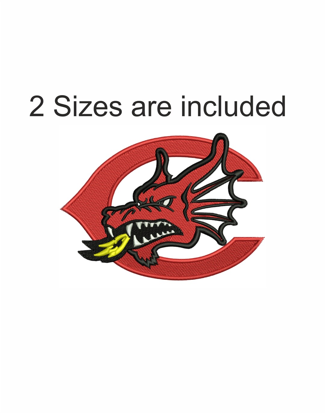 Dragon Embroidery Design | Dragon Pes File | Dragon Dst File | Dragon ...