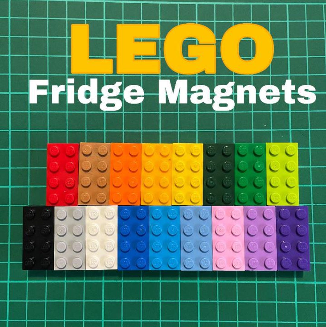 LEGO Brick Fridge Magnets - Variety of Colours - Packs Available! - Etsy