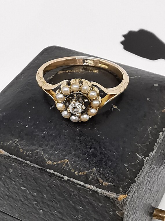 Antique, Edwardian 9ct, 375 Yellow Gold Beautiful Vin… - Gem