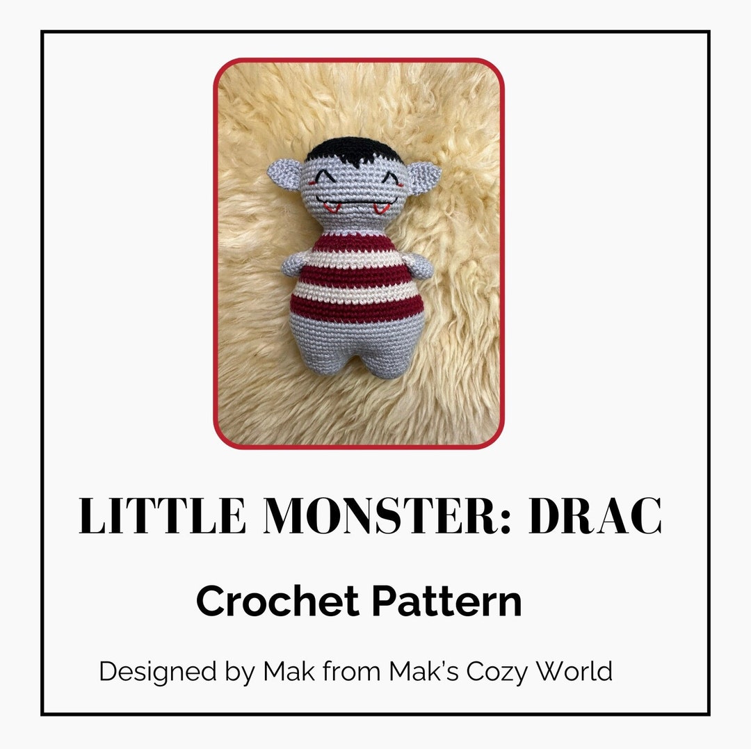Little Monster: Drac Crochet Pattern - Etsy