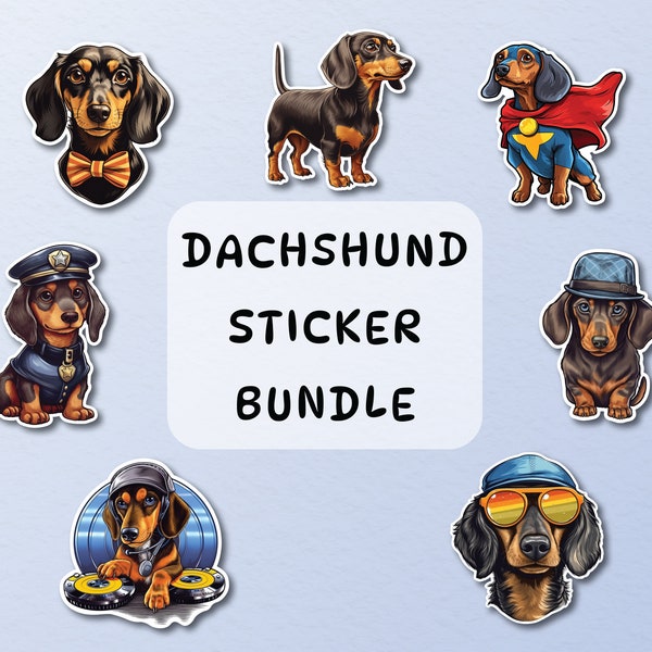 Teckel sticker - Etsy Nederland