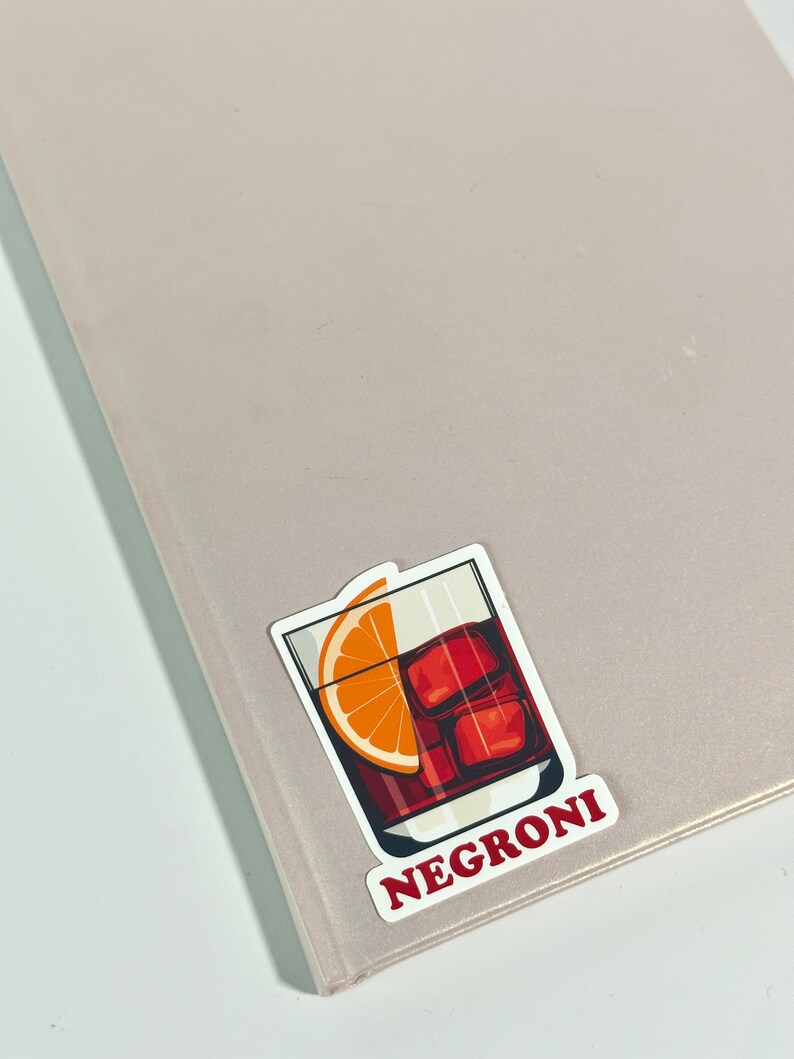 Negroni Sticker, Negroni Art, Negroni Cocktail, Vinyle Stickers ...