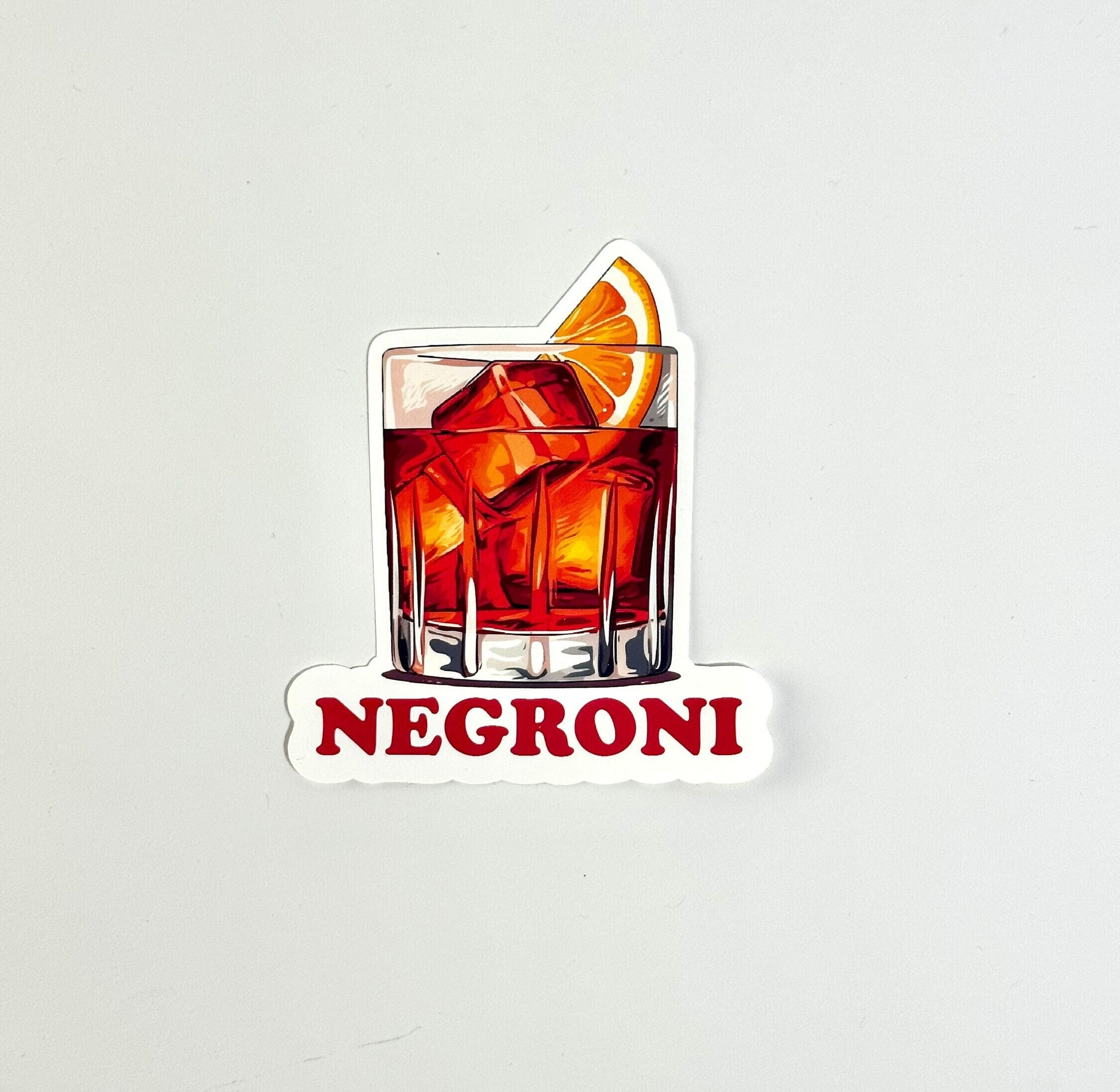Negroni Sticker, Negroni Art, Negroni Cocktail, Vinyle Stickers ...