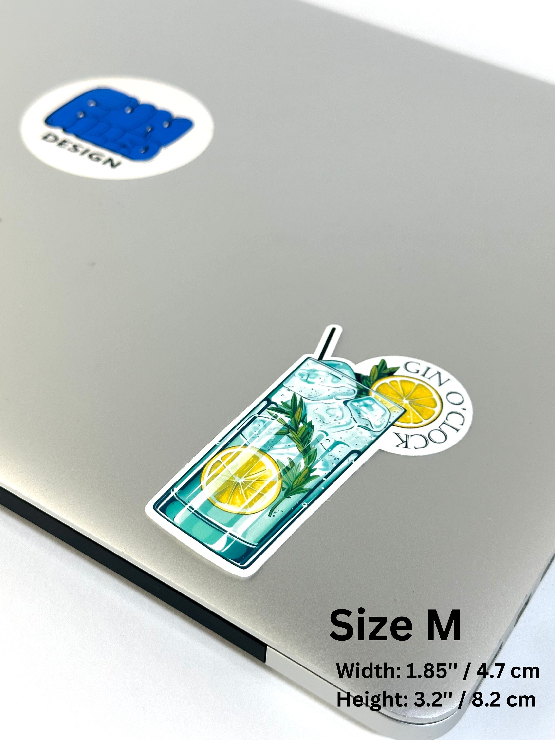 Gin Tonic Sticker, Gin & Tonic Art Gin O'clock Vinyle Stickers ...