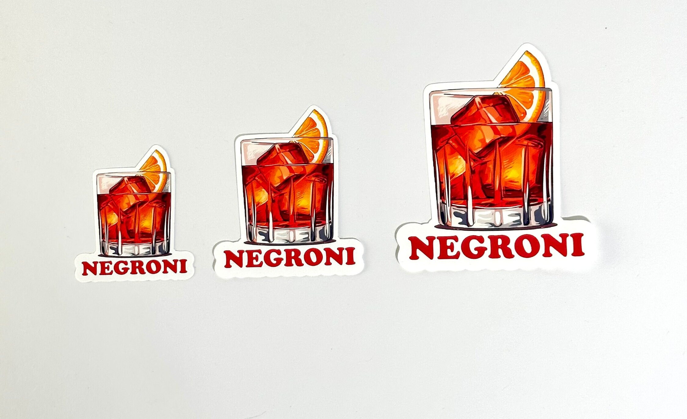 Negroni Sticker, Negroni Art, Negroni Cocktail, Vinyle Stickers ...