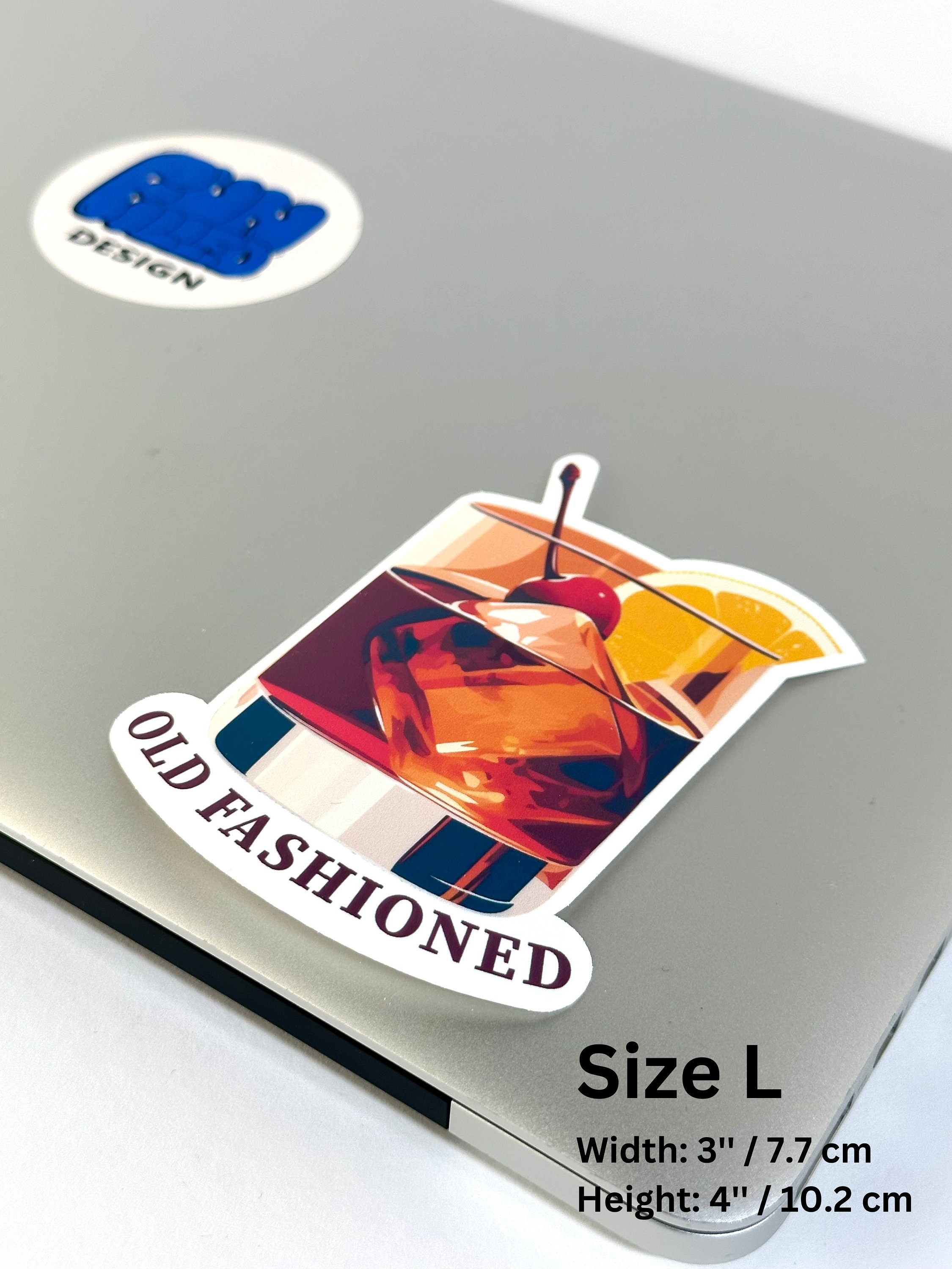 Old Fashioned Cocktail Sticker, Whiskey Lover, Alcoholic Gift, Vinyle ...