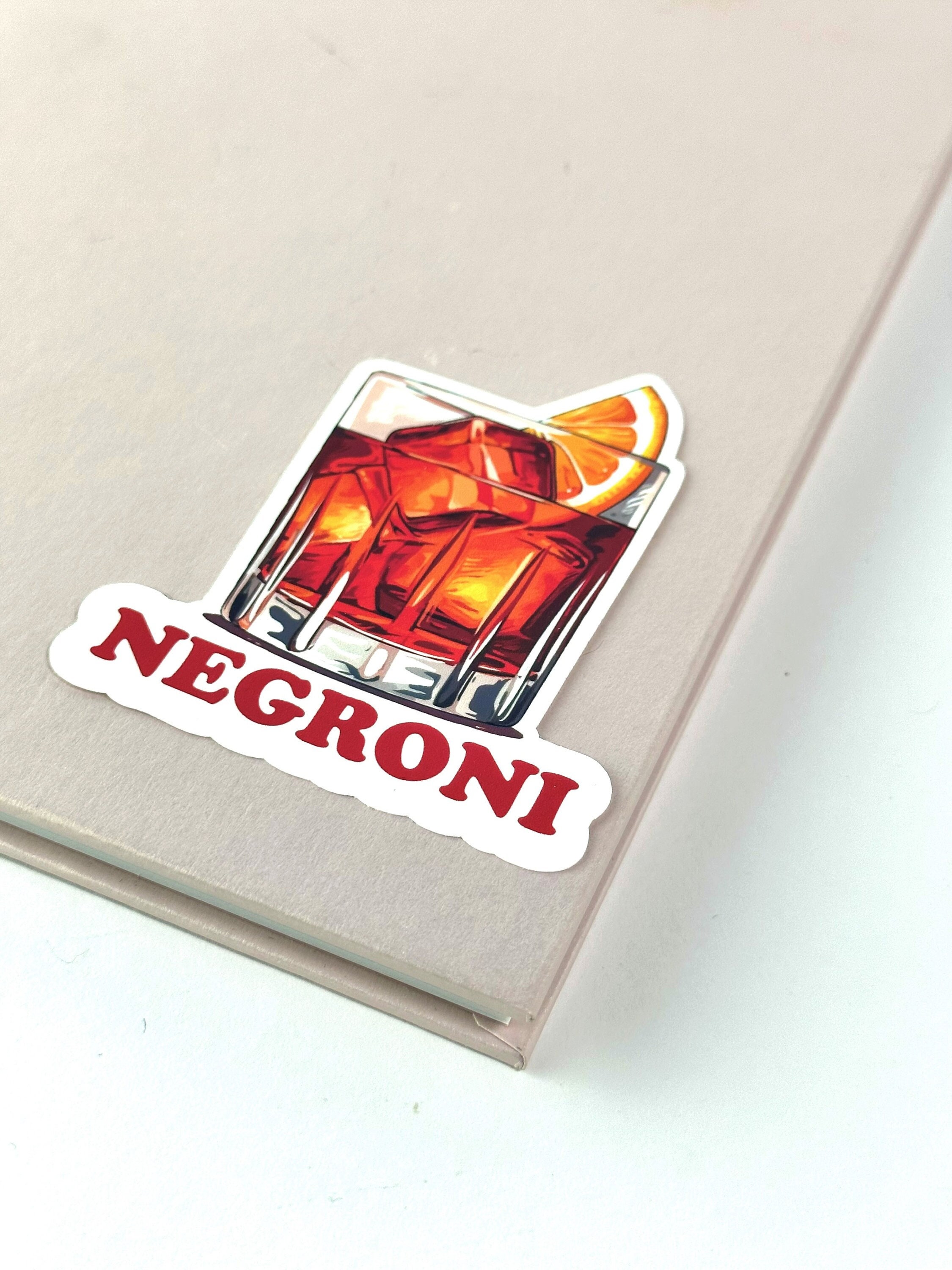 Negroni Sticker, Negroni Art, Negroni Cocktail, Vinyle Stickers ...