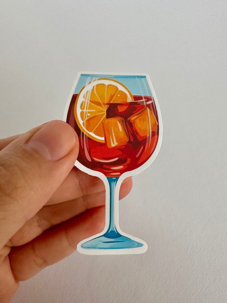 Aperol-spritz Sticker, Aperol Spritz Vinyle Stickers Aperolspritz ...