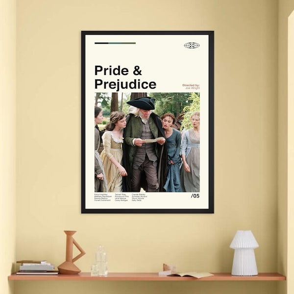 Pride and Prejudice Poster - Etsy