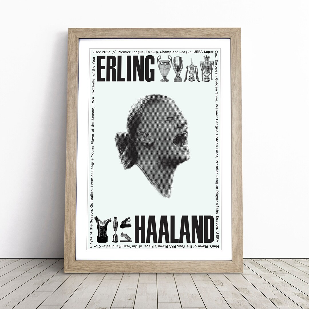 Erling Haaland Printable Poster Download - Etsy