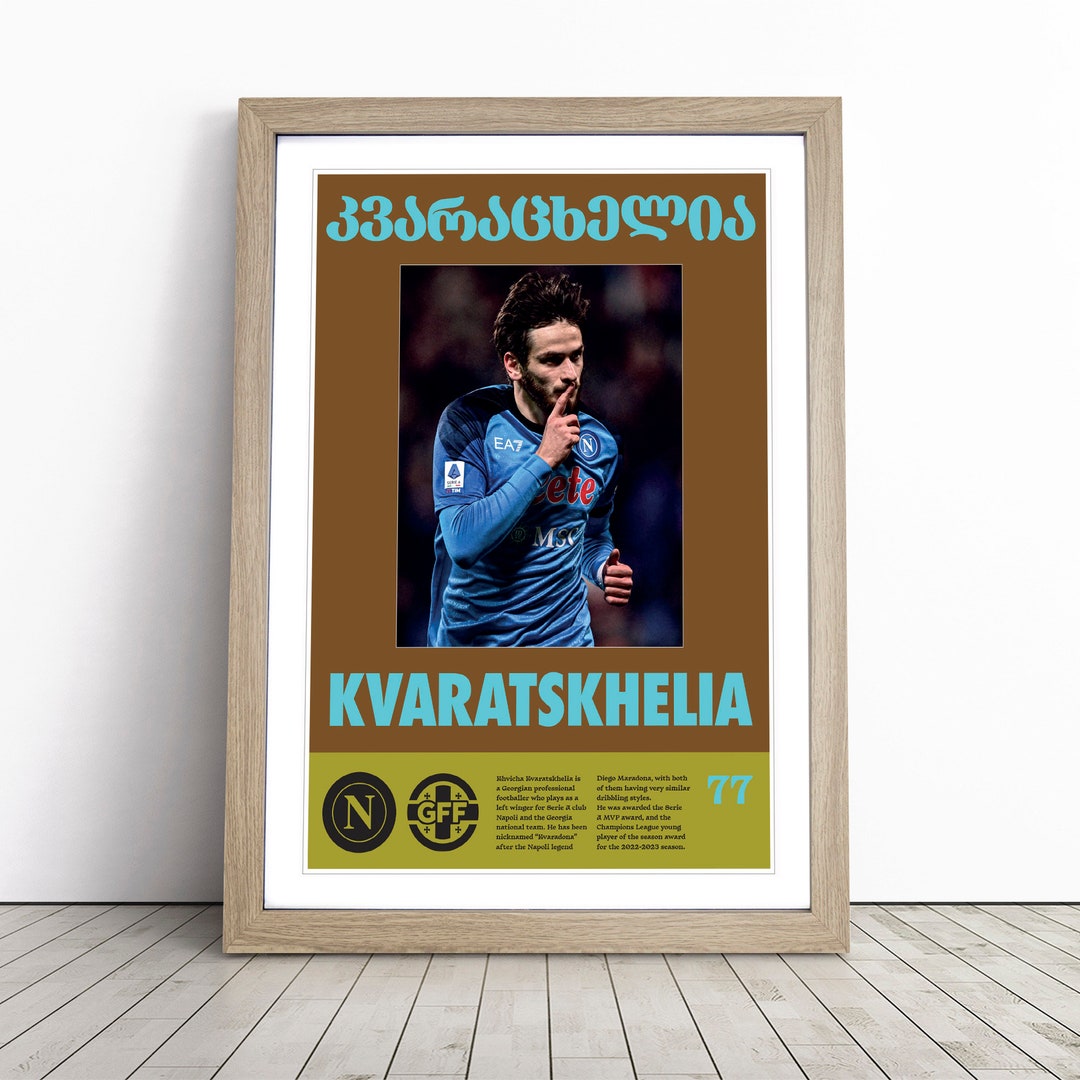 Khvicha Kvaratskhelia Printable Poster Download - Etsy