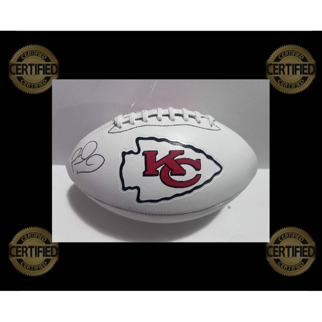 Patrick Mahomes Kansas City Chiefs Full Size Football Signed With Proof ...