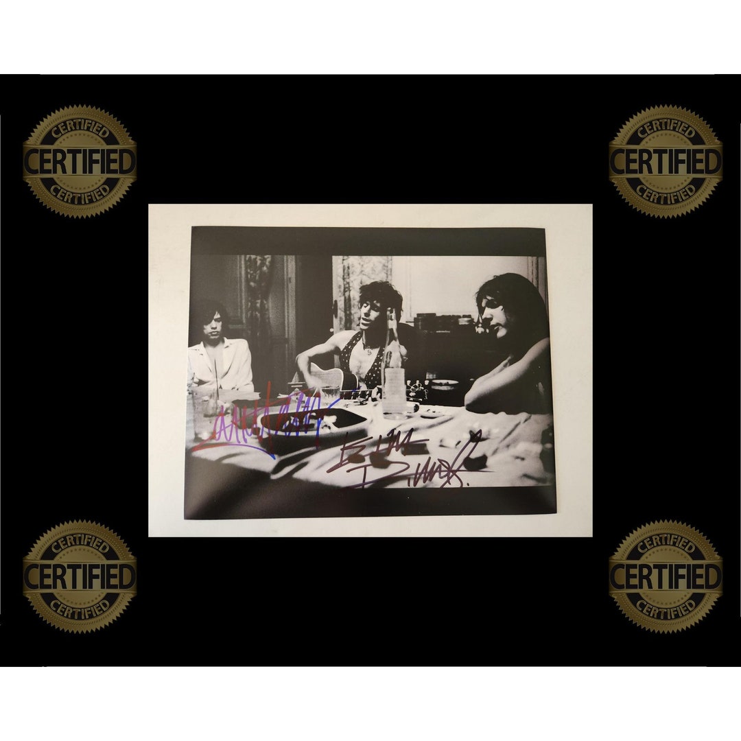 Mick Jagger Keith Richards 8x10 Photo Sign With Proof - Etsy