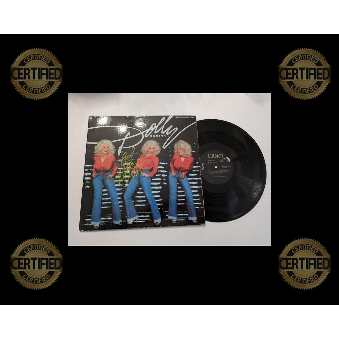 Dolly Parton Here You Come Again Original LP Sign With Proof - Etsy