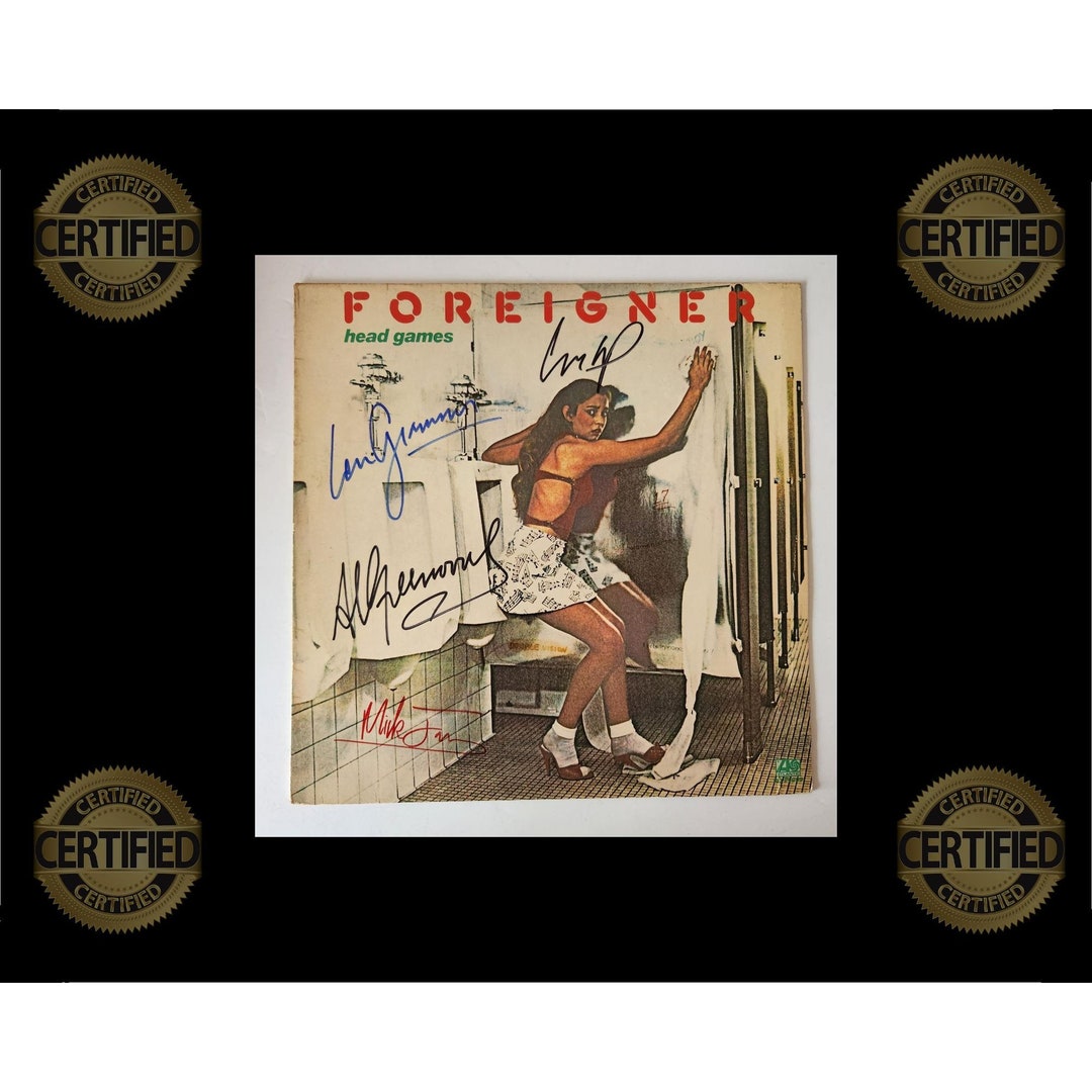 Foreigner Head Games LP Lou Graham Mick Jones Signed With - Etsy
