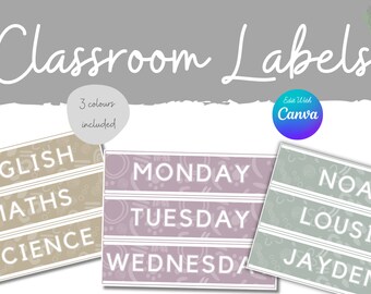 Indigenous Circular Labels | Stories Collection| Editable Classroom ...