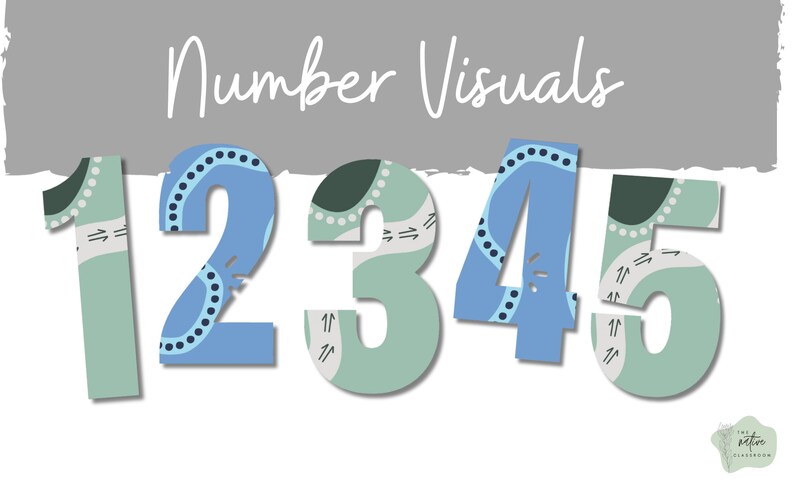 Indigenous Number Visuals | Land and Sea Collection| Classroom Decor ...