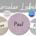 Indigenous Circular Labels Stories Collection Editable Classroom Decor ...