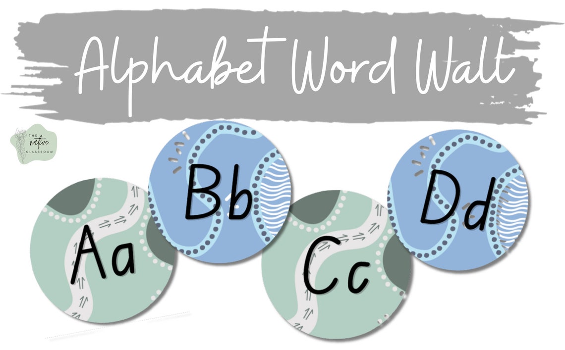 Indigenous Alphabet Word Wall | Land and Sea Collection| Classroom ...