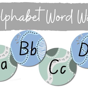 Indigenous Alphabet Word Wall | Land and Sea Collection| Classroom ...