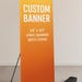 Custom X-stand Banner – Portable Event Sign, Free Design Proof - Etsy
