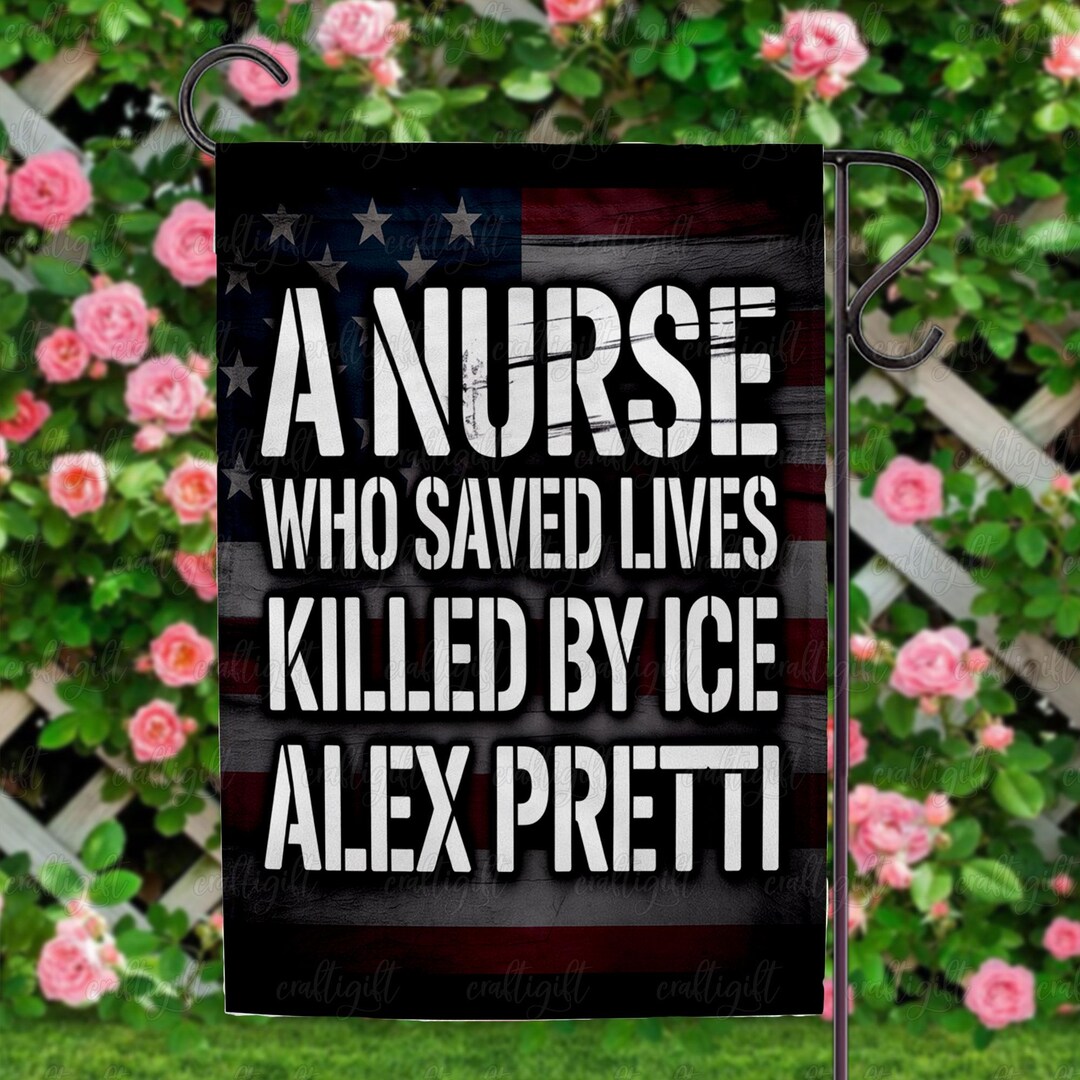 Alex Pretti Nurse Remembrance Flag, Minnesota Incident Protest Flag ...