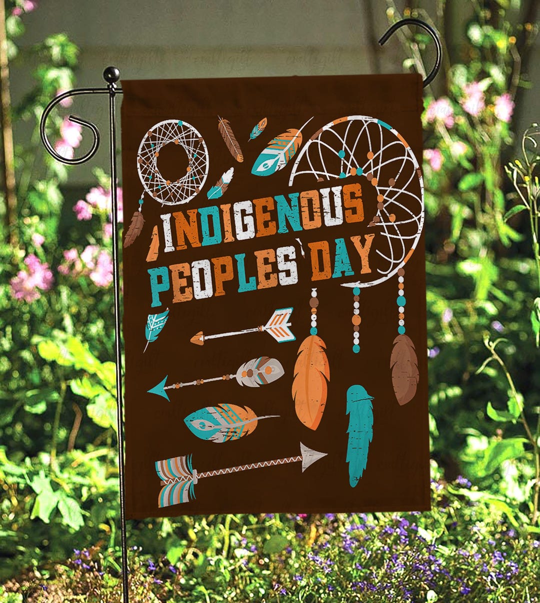 Ojibwe Dreamcatcher Indigenous Flag, Native American Pride Flag, Boho ...