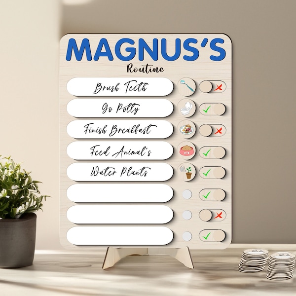 Personalized Routine Board for Kids - Etsy