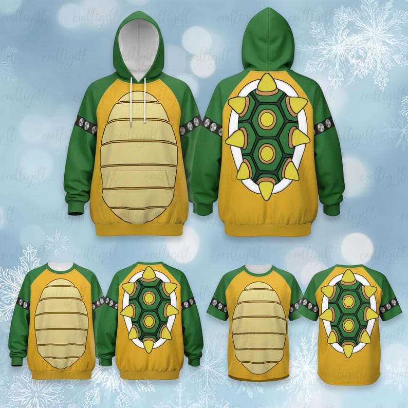 Bowser Game Characters 3D Costume, Boss Turtle Kids Birthday Outfit ...