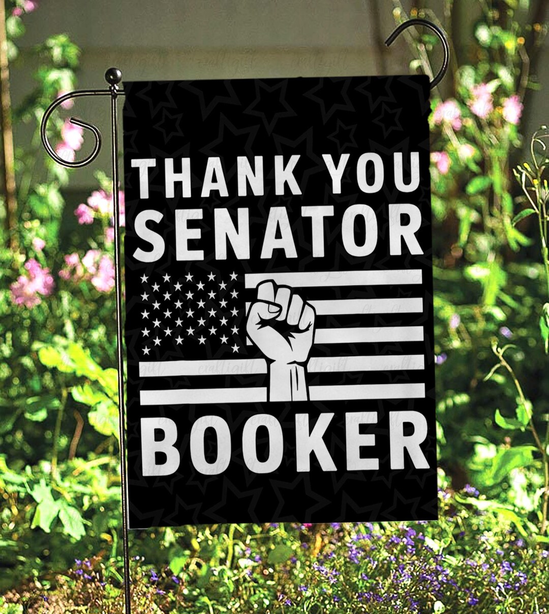 Thank You Cory Filibuster USA Flag, Senator Cory Filibooker Political ...