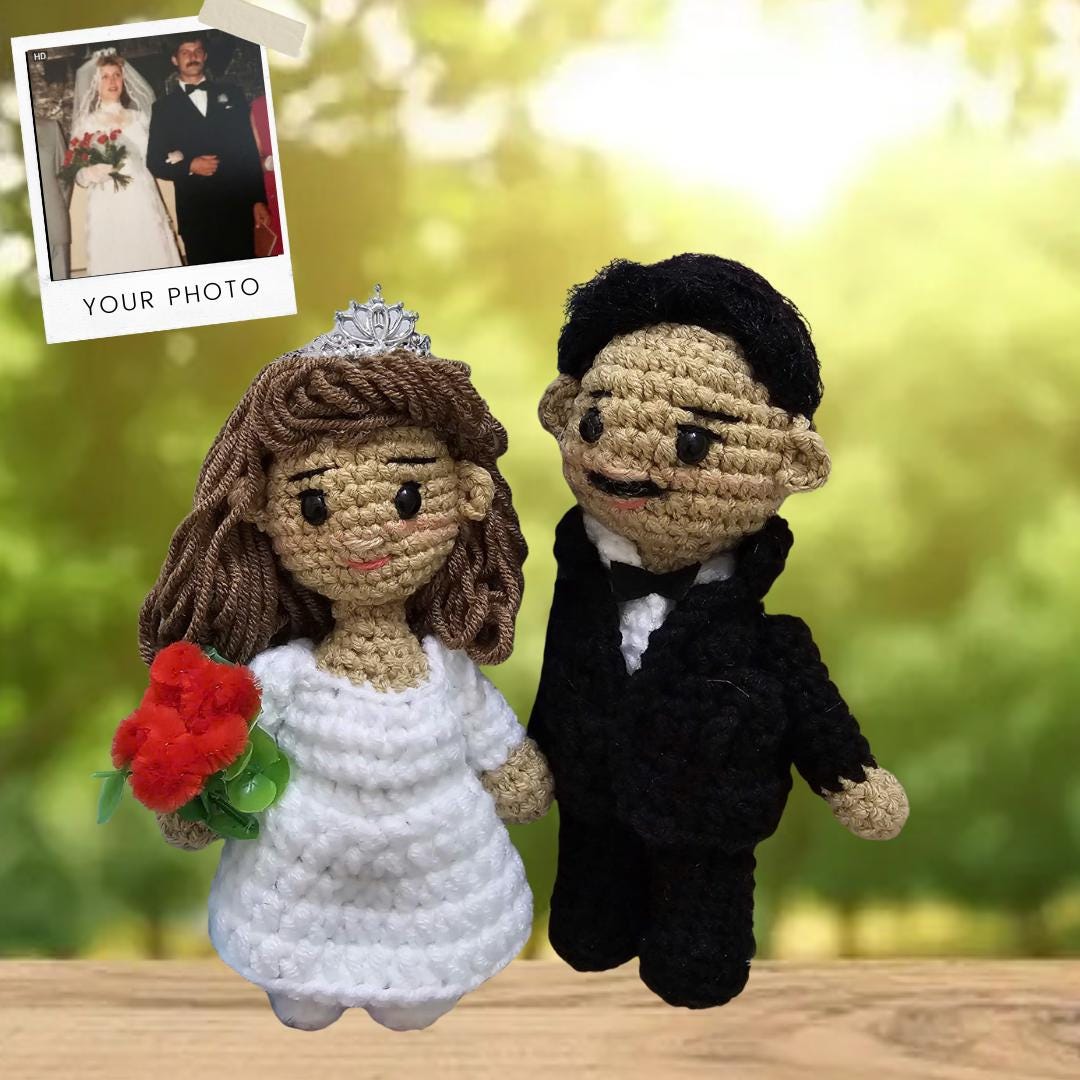 Personalized Crochet Dolls, Crochet Couple Gift, Doll From Portrait ...