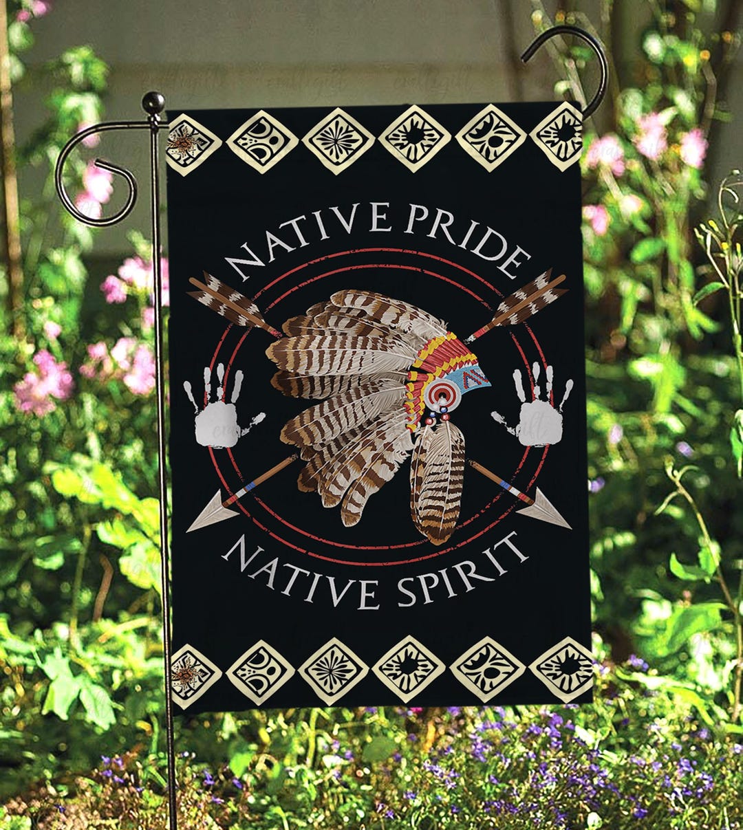 It's A Good Day to Be Native Flag, Cherokee Peace Love Blood Flag ...