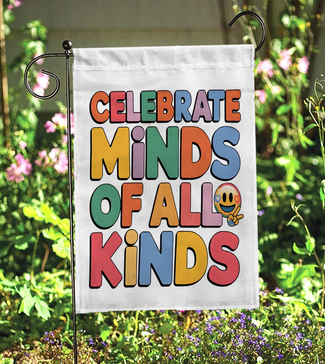 Celebrate Minds of All Kinds Autism Flag, National Autism Awareness ...