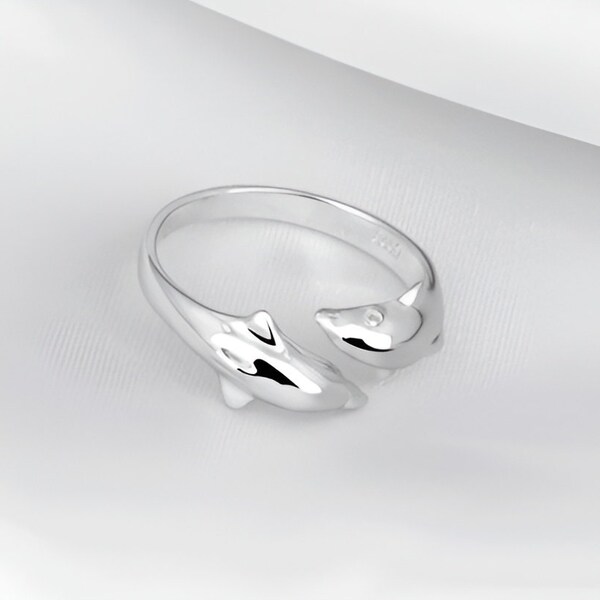 Dolphin Ring - Etsy