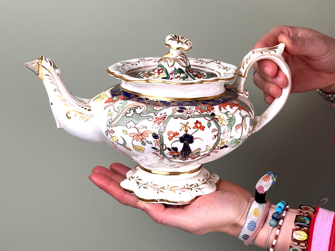 Rare 1838 - Copeland Spode English Teapot / Antique Copeland Spode ...