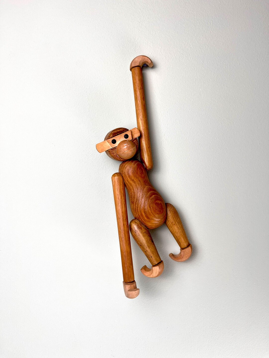 Teakwood Monkey Kay Bojesen Style, Made in Denmark I 60s Teak Monkey ...