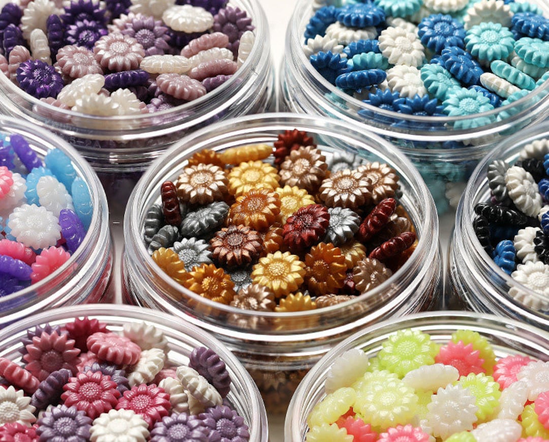 Sealing Wax Beads Two Type Package Sunflower Morandi Color Translucent ...