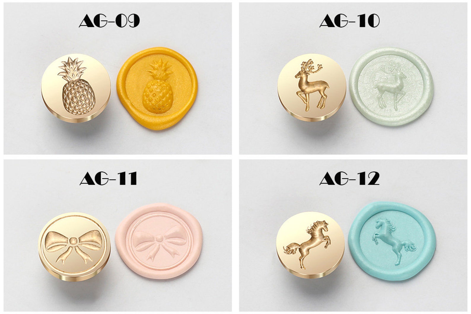 Ancient Greece Series | Wax Seal Stamp | Embossed Copper Head | Metal ...