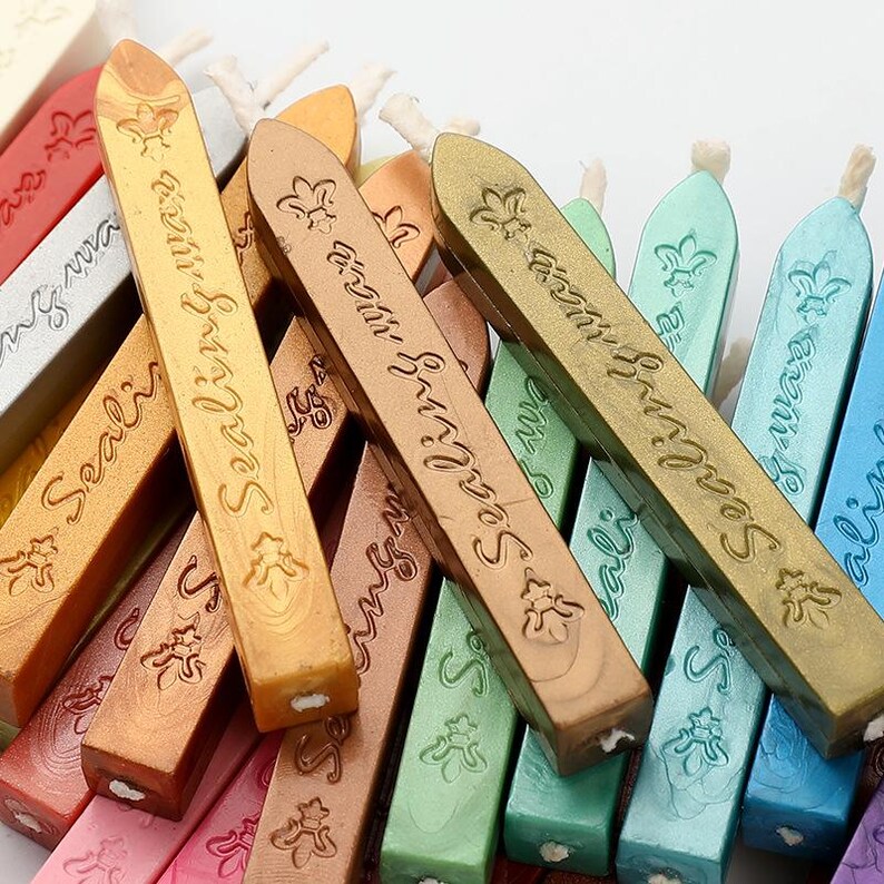 26 Colors Stamp Seal Wax Sticks - Invitation Seal Wax Sticks - 1 Stick ...