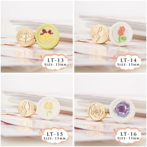 Mini Stamp Series II | Wax Seal Stamp | Embossed Copper Head | Metal ...