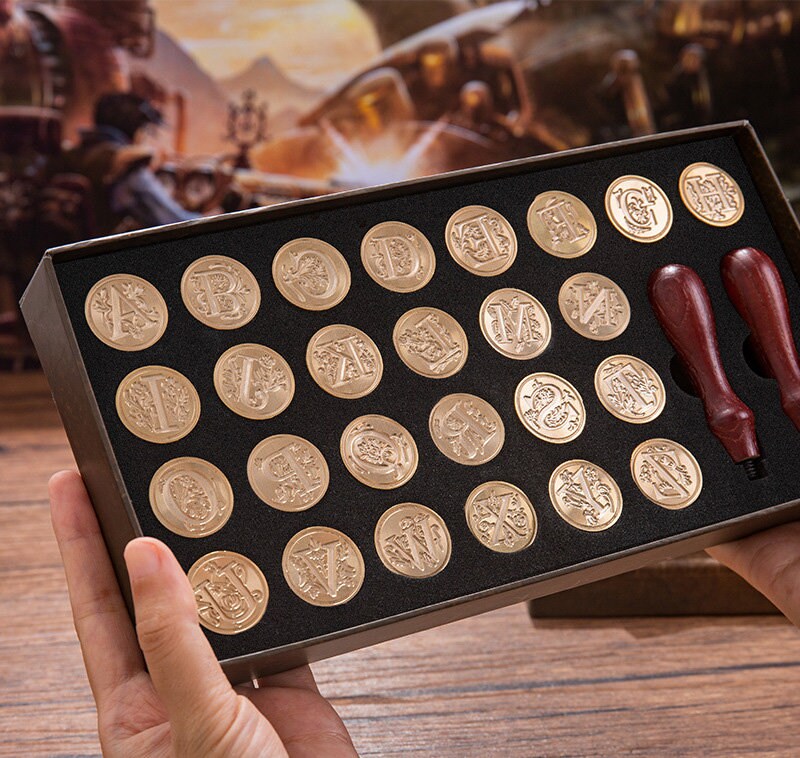 Retro Wax Seal Stamp Kit,sealing Wax Box Set,wax Stamp,wax Seals,wax ...