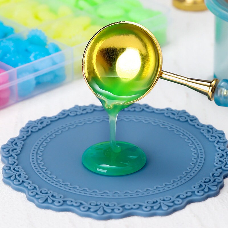 Fluorescence Wax Seal Beads Glow in the Dark - Luminescent Wax Sealing ...
