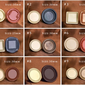 All Retro Frame Series | Wax Seal Stamp | Embossed Copper Head | Metal ...