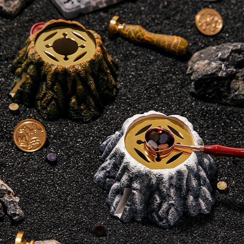 Sealing Wax Furnace, Wax Seal Stove, Snow Mountain/iceberg/volcano ...