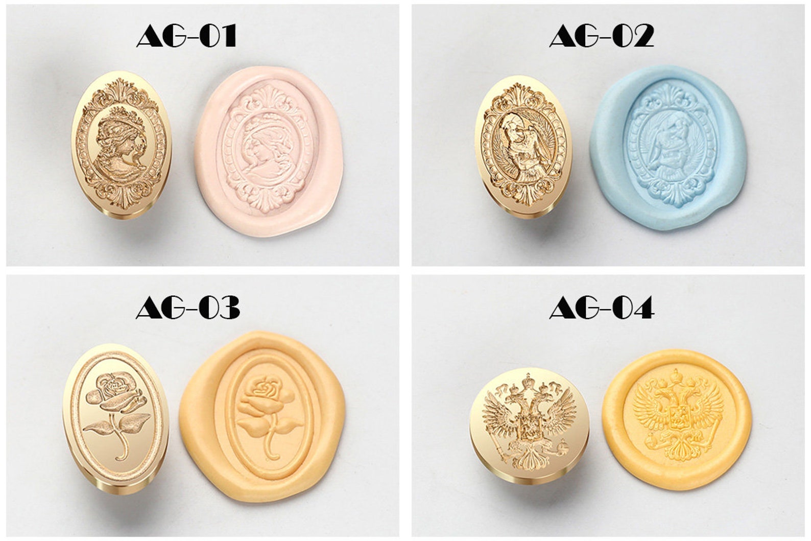 Ancient Greece Series | Wax Seal Stamp | Embossed Copper Head | Metal ...