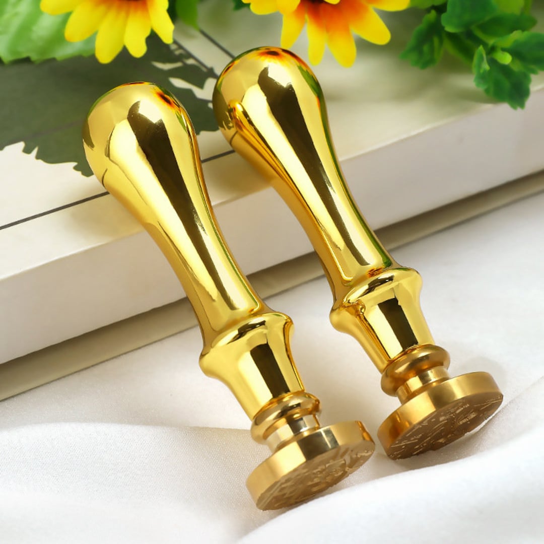 High Quality Copper Stamp Handle | Golden Copper Handle for Wax Seal ...